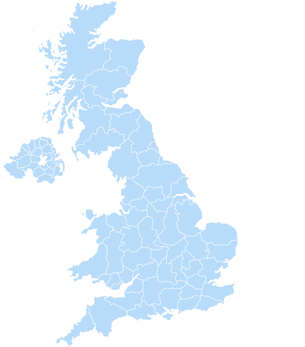 Locations Map - United Kingdom